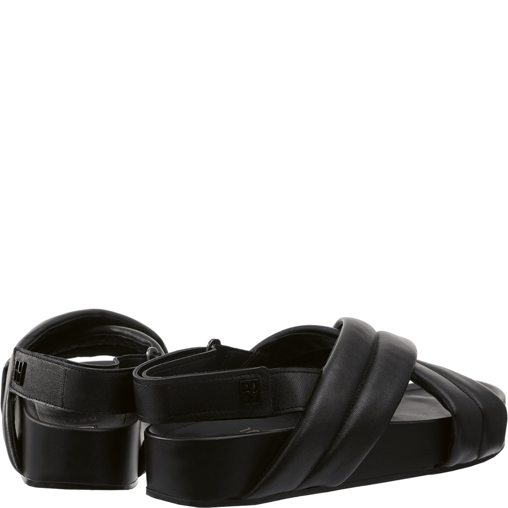 Hogl “Trisha” Crossover Black Calf Sandal 7-102950 – Coco Shoes Tasmania