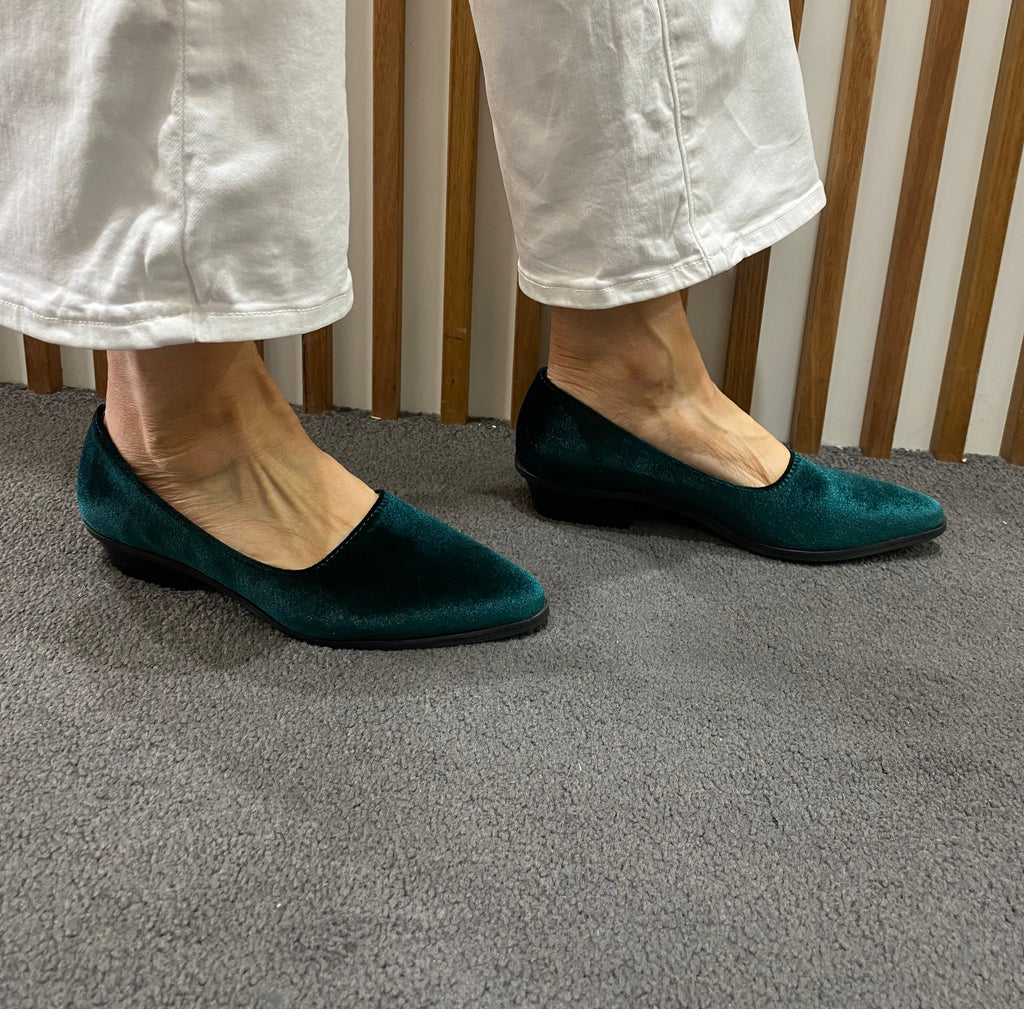 Marco D’alessi Shoes 242007F Velvet Green – Coco Shoes Tasmania