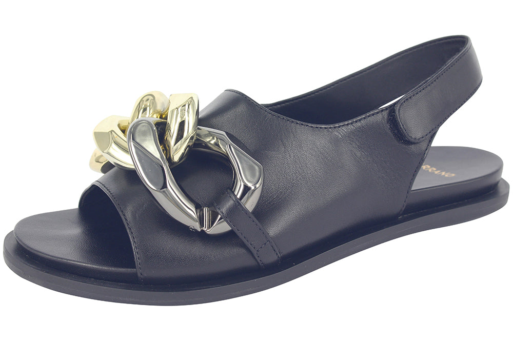Carrano Vegetal Black Sandal 556016 – Coco Shoes Tasmania